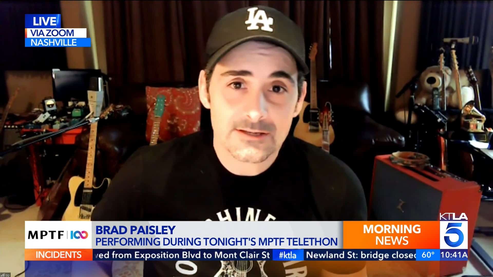 Brad Paisley Talks MPTF on KTLA | MPTF
